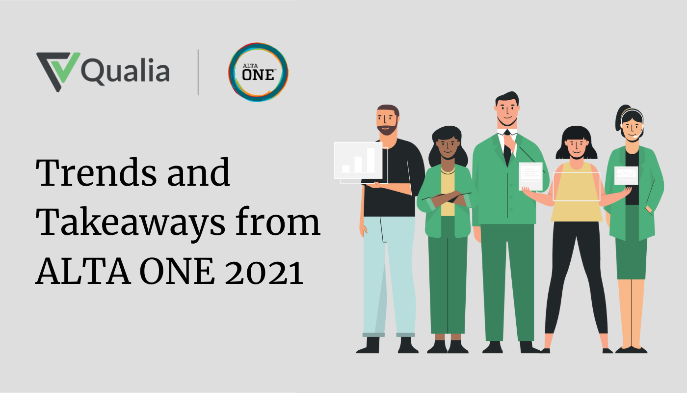 Trends and Takeaways from ALTA ONE 2021 | Qualia Insight